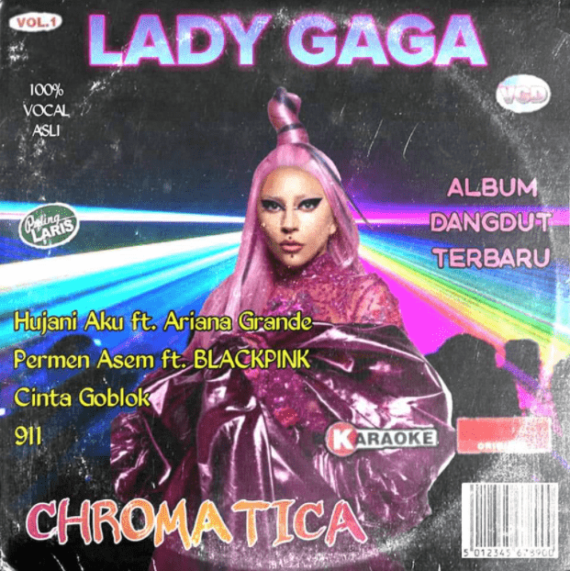 10 Cover Album Penyanyi Luar Negeri Editan Ini ‘Dangdut Abis’